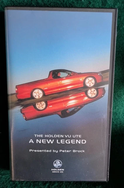 THE HOLDEN VU Ute A New Legend PETER BROCK VIDEO VHS not DVD SS V8 V6 ...