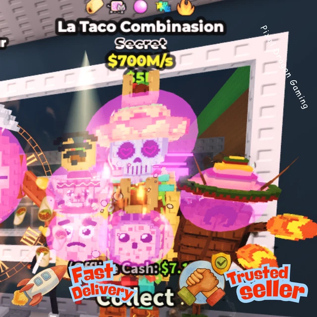 STEAL A BRAINROT🧠LA Taco Combinasion 700M/s🧠5 Traits🌞 Cheap Fast🚀 $38. ...