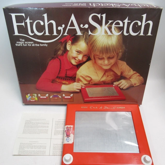 VINTAGE CANADIAN ETCH A Sketch Game By Peter Austin In Original Box ...
