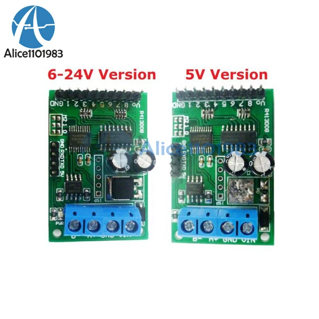 MODULE DE COMMANDE Modbus RTU pour relais 8 canaux DC 5V 12V 24V RS485 ...