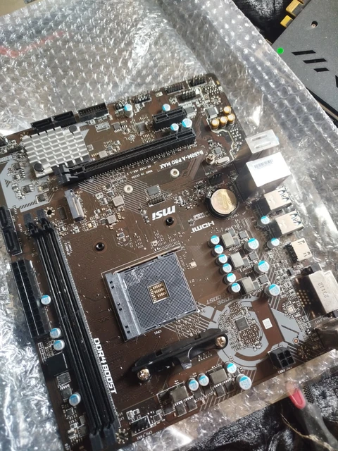 MSI B450M PRO-VDH MAX, AMD AM4 B450 Micro ATX Motherboard £57.92 ...