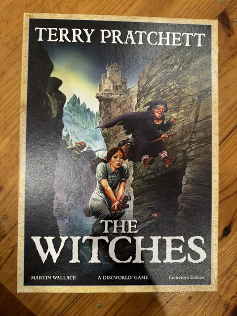 MARTIN WALLACE DISCWORLD The Witches Board Game Treefrog Limited ...