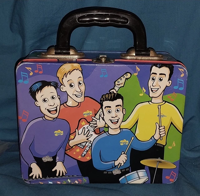 THE WIGGLES METAL Lunch Box TV Series Case Original Group Members ...