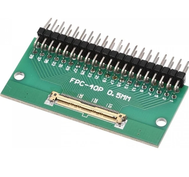 SOURCING MAP FPC Converter Board with Right Angle Pin Header 40P 0.5mm ...