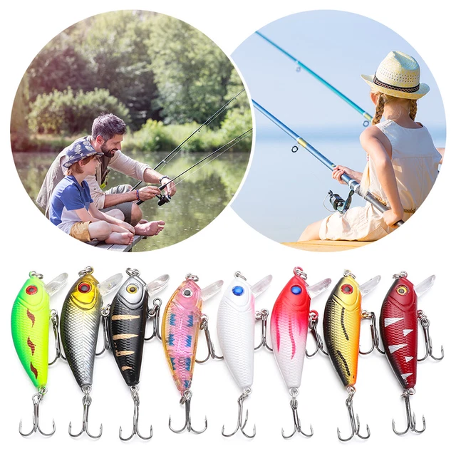HOOK BIONIC FISH Fishing Tackle Floating Swing Topwater Bait Fishing ...