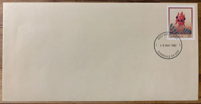 1982 27C SA Sturt’s Desert Pea PSE Pre Stamped Envelope - Bairnsdale ...