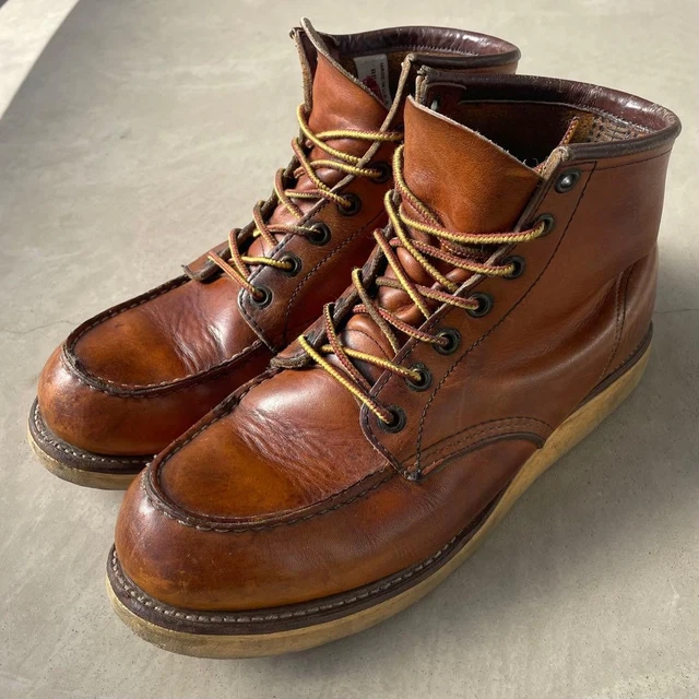 RED WING 875 Vertical Feather Irish Setter 8 1/2 E #0113 £192.42 ...
