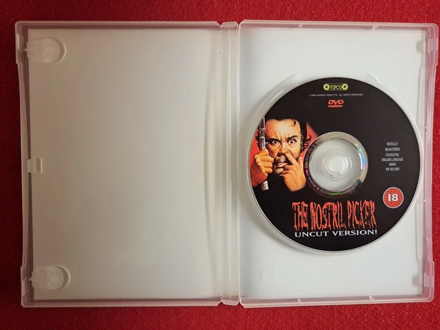 THE NOSTRIL PICKER: Uncut Version. Vipco DVD. Horror. Free Postage £15. ...