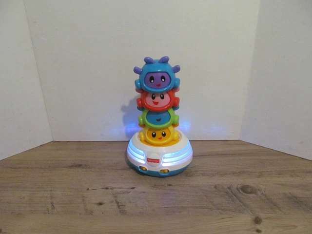 FISHER PRICE BRIGHT Beats Build A Beat Stacker Toy Age 6 Months+ £8.99 ...