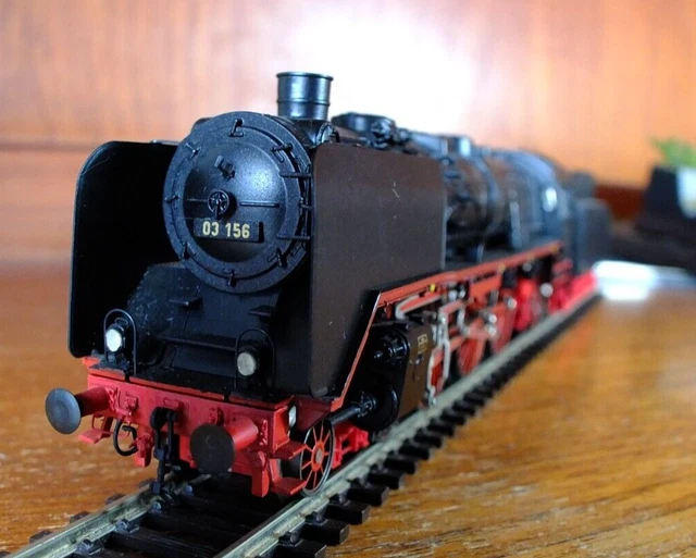 MARKLIN 33951 HO gauge DR BR 03 steam locomotive in black livery £135. ...