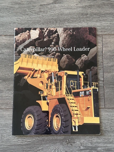 CATERPILLAR 990 WHEEL Loader Full Original Brochure Special Edition ...