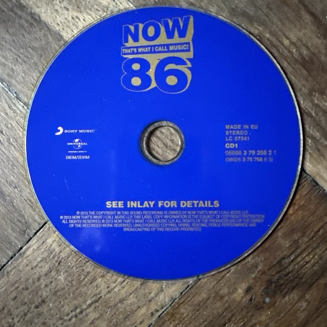 NOW THAT'S WHAT I Call Music! 86 by Various Artists (CD, 2013) £0.80 ...