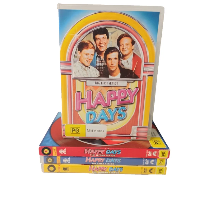 HAPPY DAYS SEASON 1 2 3 4 DVD Comedy Drama Fonzi Arnold's Family Region ...