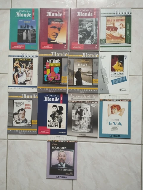 LOT 13 DVD Le Cinéma Du Monde Chabrol/Godard/Fellini/Hitchcock/Brando/Fonda EUR 20,00 - PicClick FR