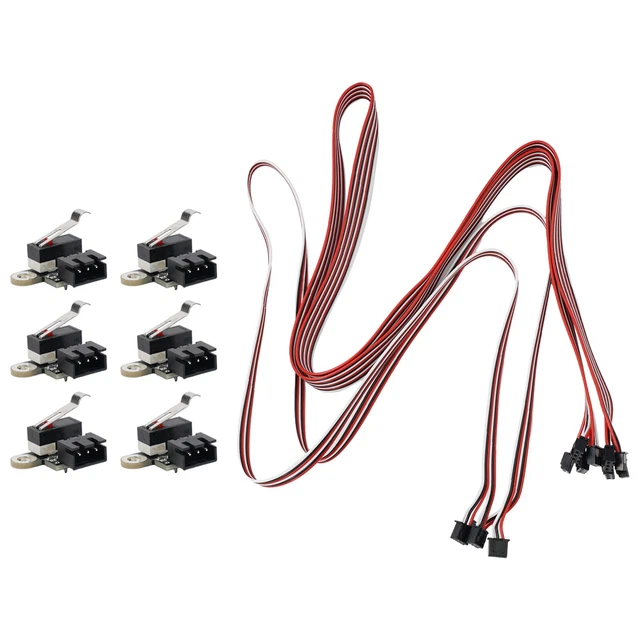 6 PZ INTERRUTTORI micro limite con cavo a 3 pin da 1 m per 3018 Prover ...