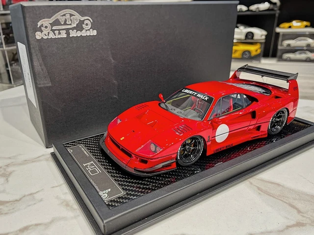 1/18 VIP SCALE Ferrari F40 LB-Works Liberty Walk LBWK-F40 (RED) not BBR ...