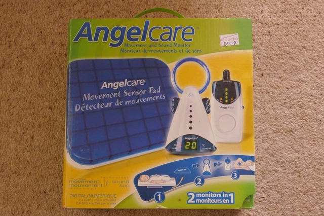 ANGELCARE MOVEMENT AND Sound Monitor Sensor Pad 2 Monitors in 1 £10.00 ...