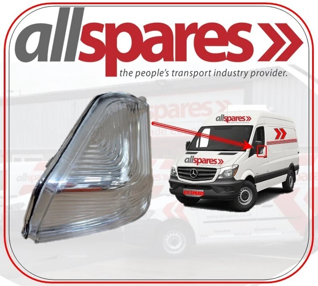 MERCEDES SPRINTER VW Crafter 05> Mirror Indicator Lens Lh/Ns, Ut6092 ...