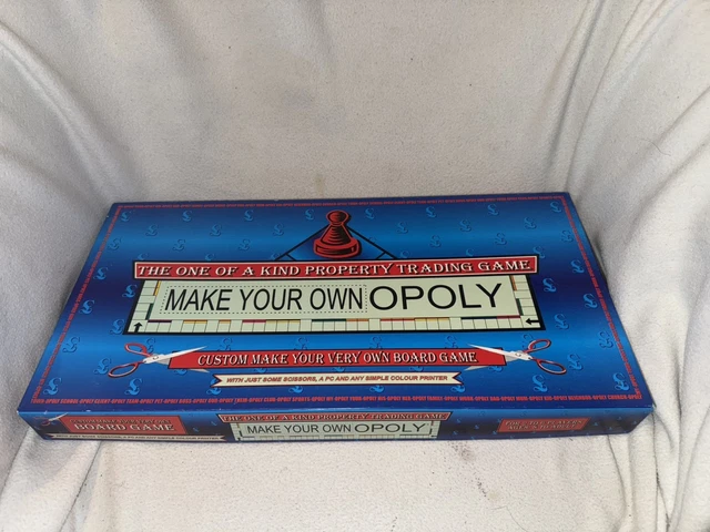MONOPOLY MAKE YOUR Own Opoly Edition £2.24 - PicClick UK