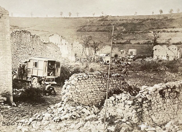 WW1 US ARMY Signal Corps Wartime Mobile Communications Base 1918 France ...