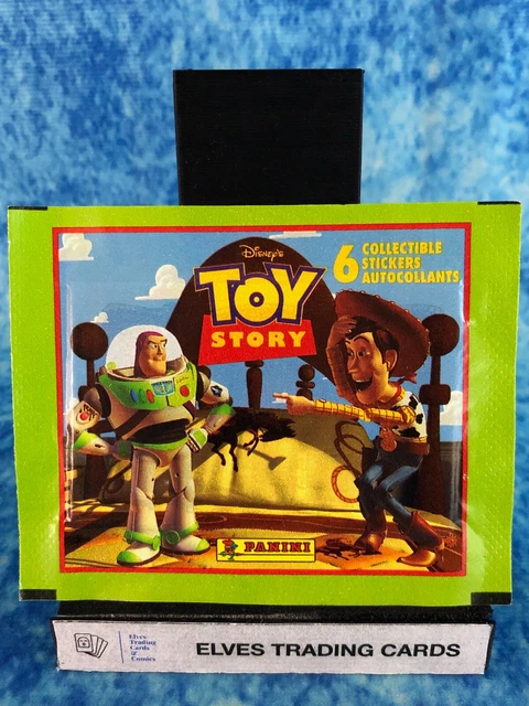 DISNEY TOY STORY Animation Movie Unopened Sealed Sticker Packet Green ...
