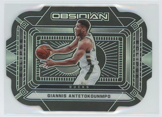 2020-21 PANINI OBSIDIENNE Basketball Eclipse Giannis Antetokounmpo 38/ ...