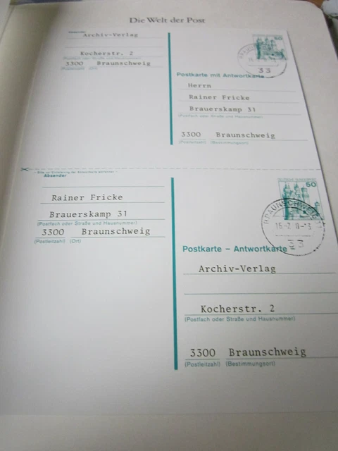 POST ARCHIV N 4022 Rückporto zahlt der Absender EUR 6,25 - PicClick DE