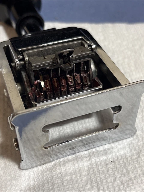 VINTAGE BATES ROYALL Automatic Numbering Machine Model RNM6-7 $6.96 ...