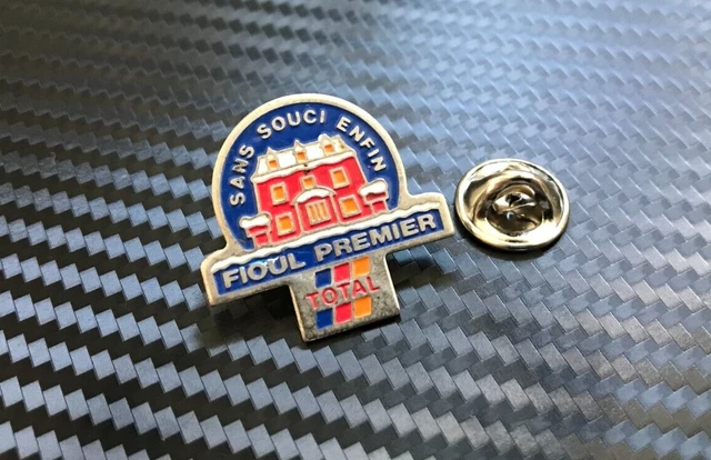 RARE GENUINE VINTAGE Total Oil Logo Pin Badge Petrol Gasoline Shell VGC ...