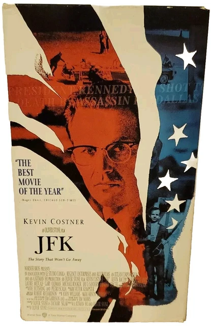 JFK ~ WARNER VHS Video Cassette - Kevin Costner Kevin Bacon $15.00 ...