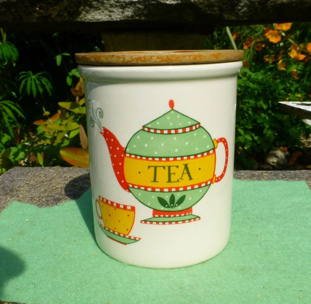 RARE TG GREEN Cloverleaf Pottery Tea Caddy Canister Jar £10.00 ...
