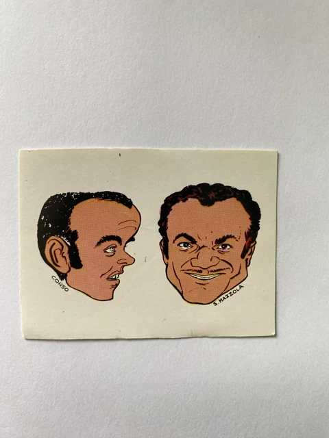 FIGURINA BAGGIOLI PROTOTIPI Mario Corso-Sandro Mazzola Inter Anni 60/70 ...