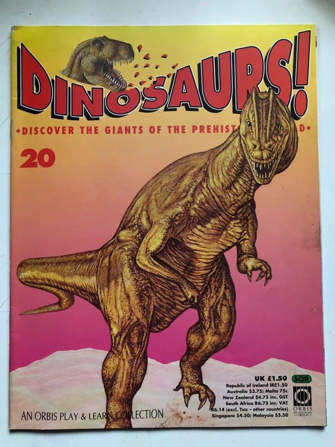 ORBIS DINOSAUR MAGAZINE 20 Packed With Facts Home School Fun Play And ...