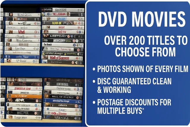 CHEAP DVDS | Build Your Bundle | 200+ Titles | Postage Discounts | Pick ...