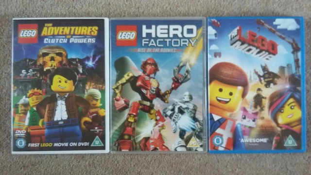 3 LEGO DVD'S including The LEGO Movie (DVD 2014) £1.40 - PicClick UK