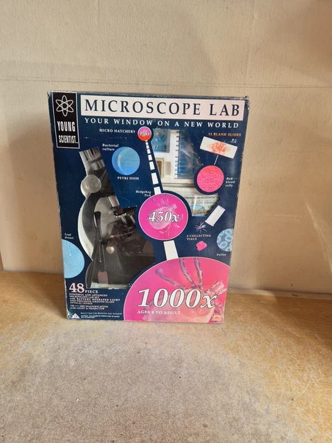 YOUNG SCIENTIST MICROSCOPE Lab Powerful Microscope Set, 1000X ...