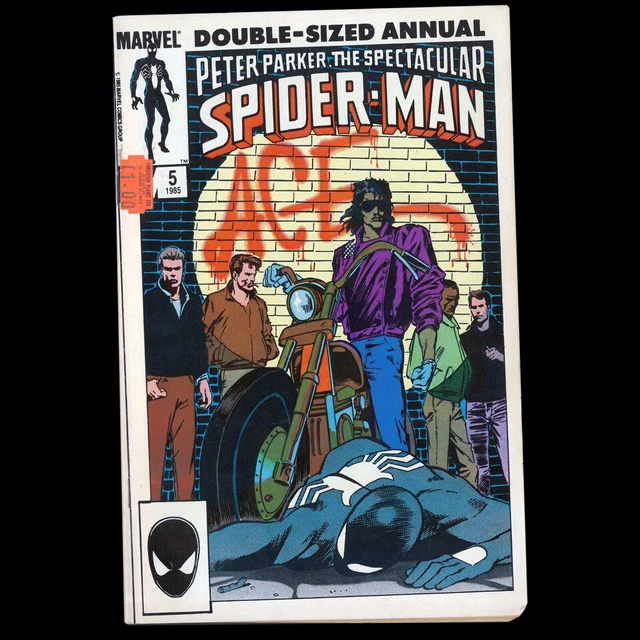 PETER PARKER THE Spectacular Spider-Man annual #5 1985 Double sized ...