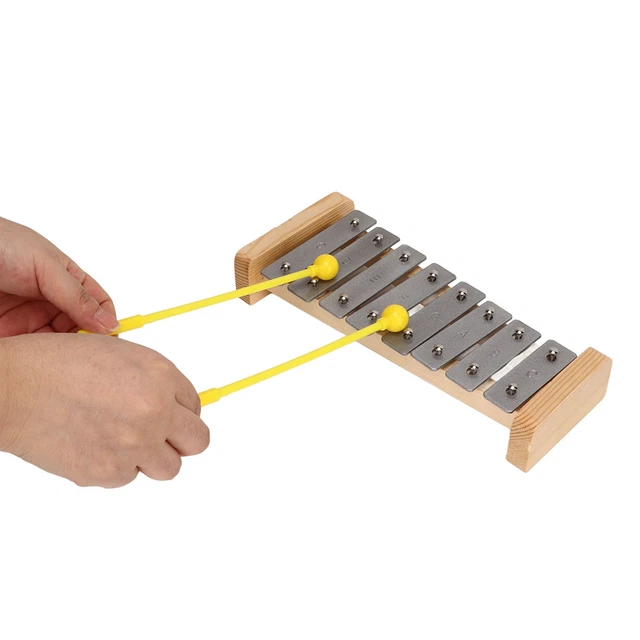 8 NOTES XYLOPHONE Educational Children Toddler Kid 8 Keys Xylophone ...