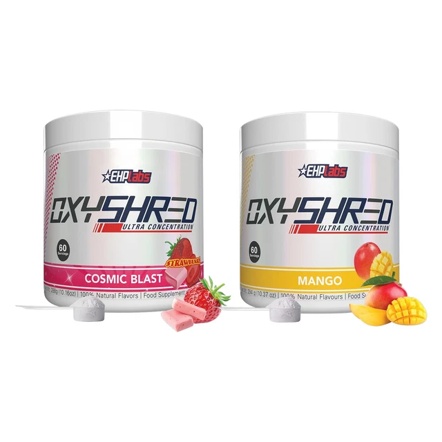 EHP LAPS, OXYSHRED, 360g - Weight Loss Fat Burner Delicious Tasting Powder Drink £24.67 ...