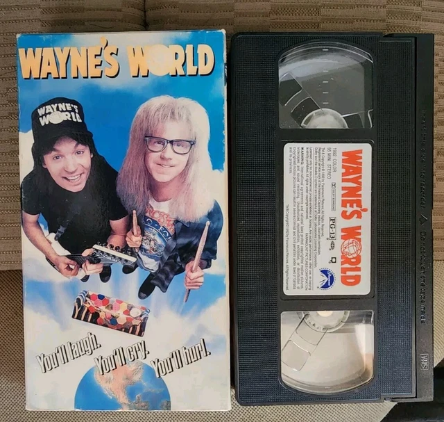 WAYNES WORLD (VHS, 1992) Mike Myers Dana Carvey Great Condition No Mold ...