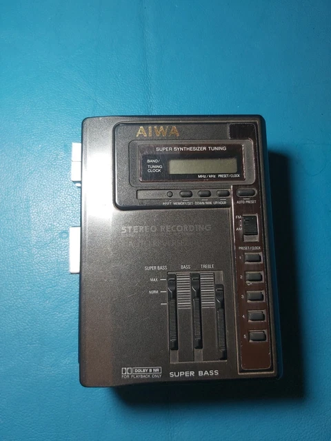 VINTAGE AIWA HS-J470 PERSONAL AM FM Stereo Radio Lettore di cassette walkman EUR 59,00 - PicClick IT