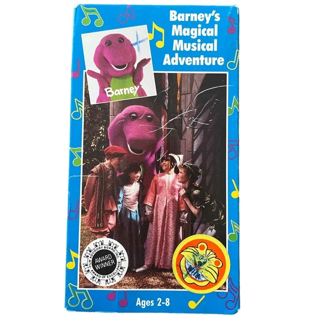 BARNEY SING ALONG VHS Video MAGICAL MUSICAL ADVENTURE 1992 Lyons Group ...