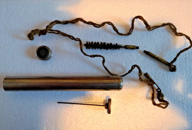 WW1 WW2 M1 Garand 1903/A3 SPRINGFIELD rifle oiler cleaning kit butt ...