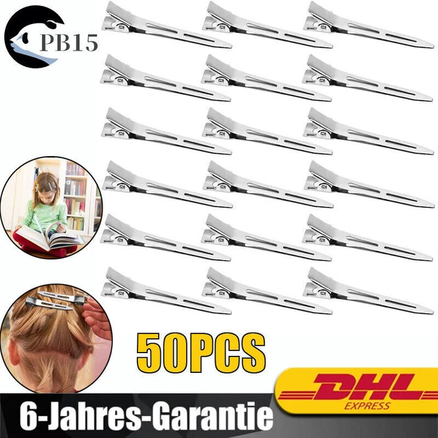 HAARSPANGEN HAARCLIPS FRISEUR Alligator Clips Metall für Spangen Friseursalon EUR 8,93 - PicClick DE