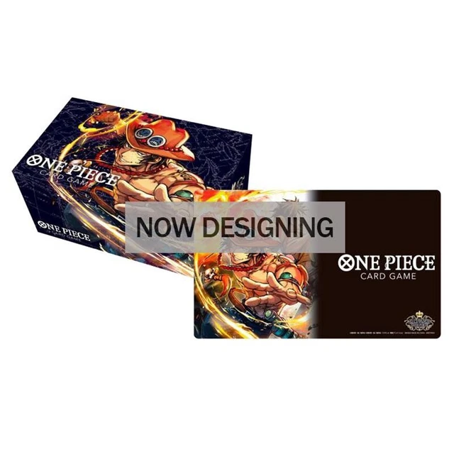 ONE PIECE CARD Game Playmat and Storage Box Set Portgas. D.Ace ENG EUR ...
