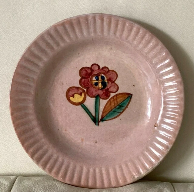 ITALIAN ART POTTERY ICS Vietri Ceramic Fish Mark Plate $45.00 - PicClick