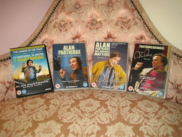 ALAN PARTRIDGE COMEDY DVD Bundle 6 Discs + "I PARTRIDGE." 6 discs ...