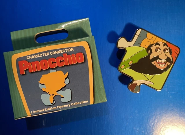 PIN STROMBOLI PINOCCHIO Puzzle Disney Mystery Character Connection ...