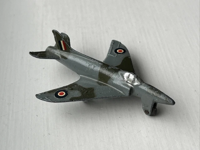 DINKY TOYS SUPERMARINE SWIFT RAF Fighter Jet 1:200 Scale No.734 Vintage ...