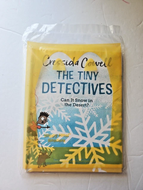 THE TINY DETECTIVES Book Cressida Cowell - McDonalds Happy Meal Sealed ...